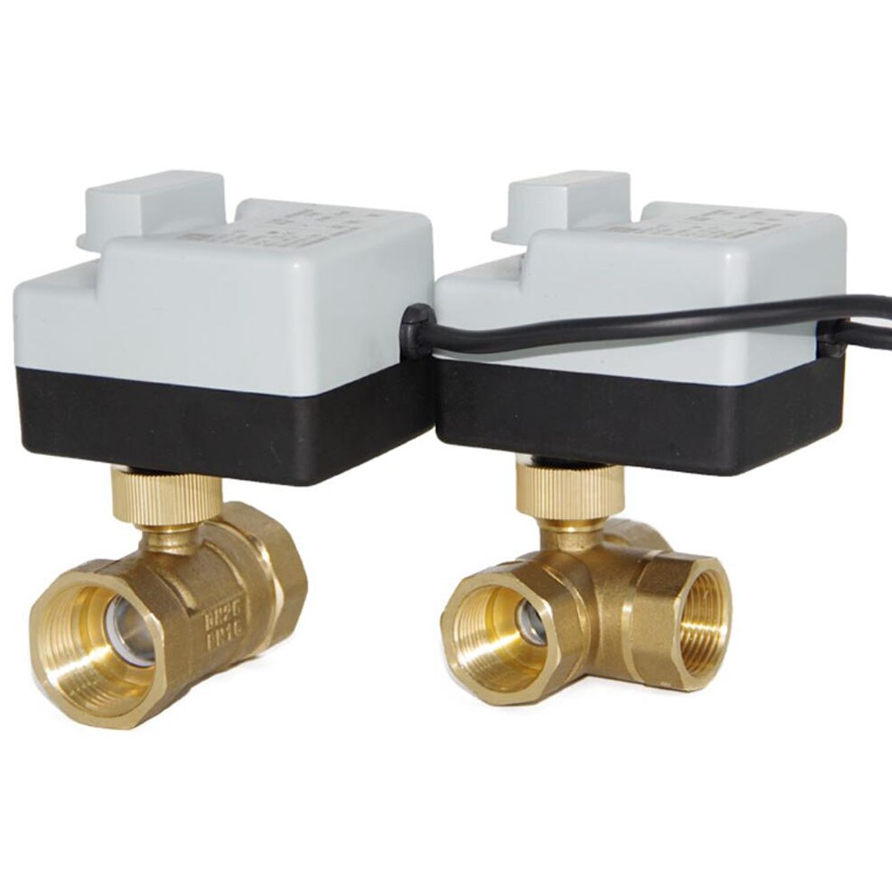 Brass Motorized Ball Valve 3-Wire Two Control Elec... – Grandado