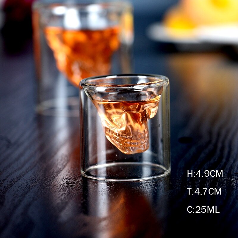 double-wall insluated liquor glass shot glasses fo... – Grandado