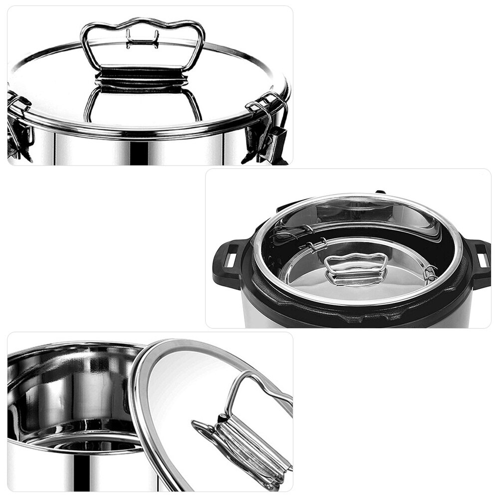 Multifunctional Steam Pot Cooking Boiler Silver St... – Grandado