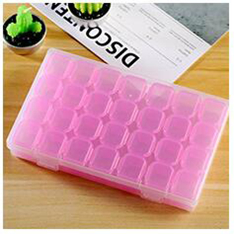 4 color 28 Slots Adjustable Plastic Storage Box St... – Vicedeal