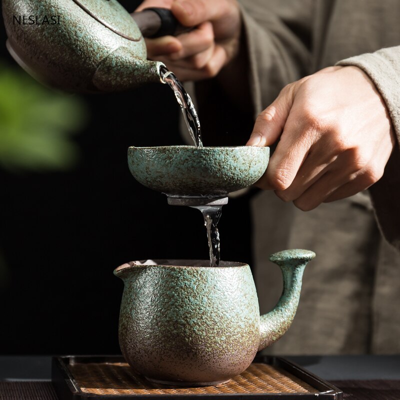 Retro Ceramic Tea Strainer Handmade Cha Hai filter... – Grandado
