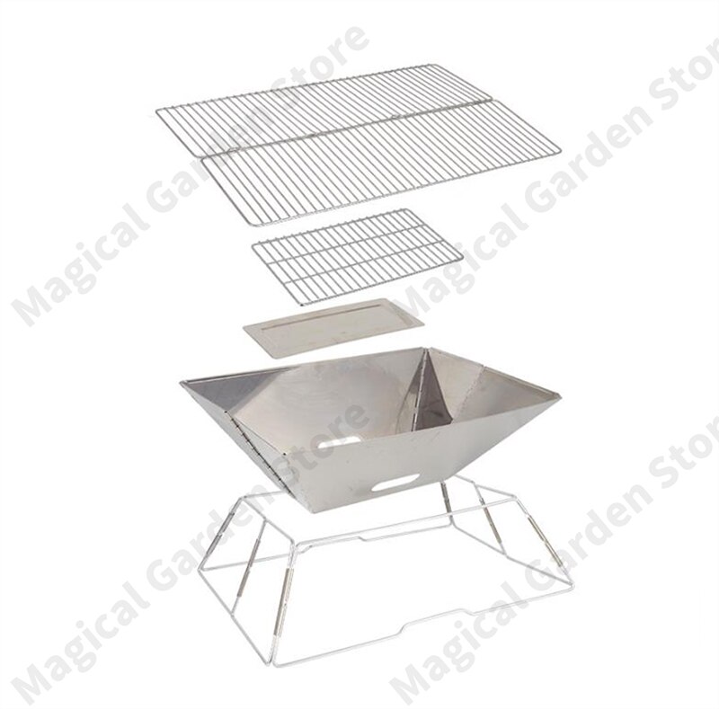 Multifunction BBQ Grills Stainless Steel Portable ... – Grandado