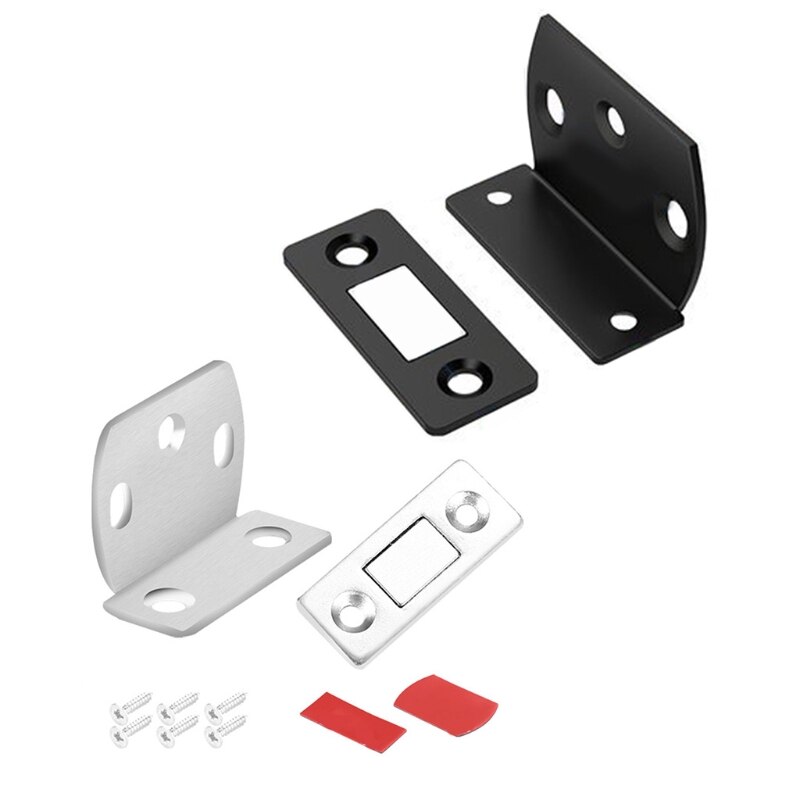 L-shaped Magnetic Latch Punch-Free Invisible Magne... – Vicedeal