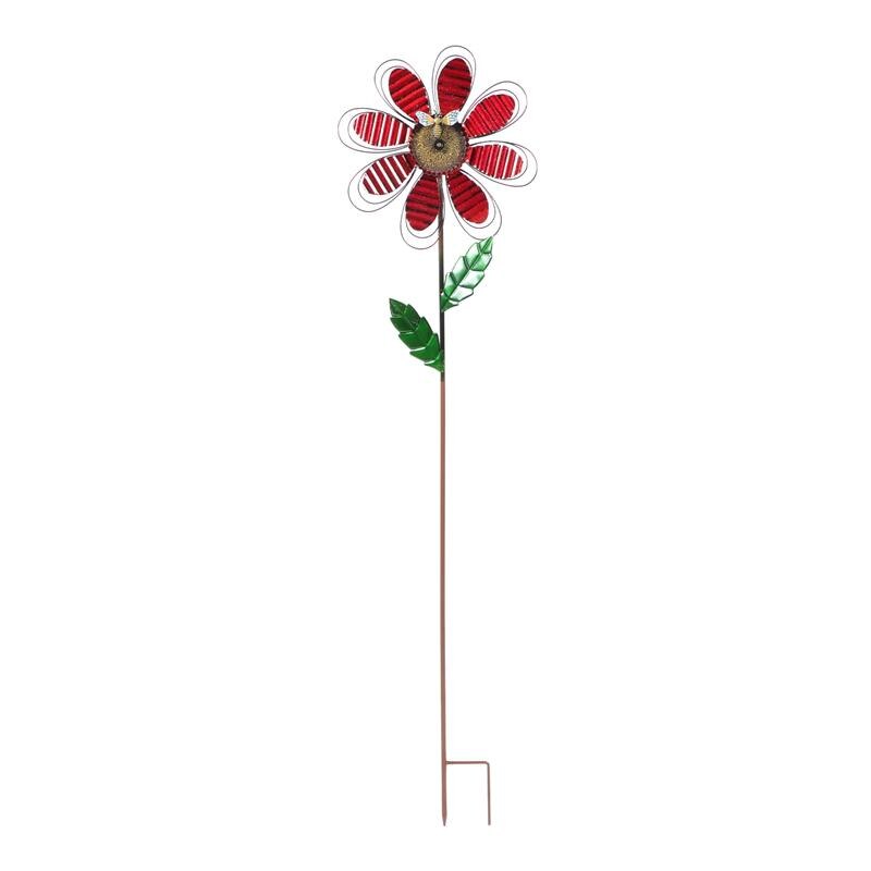 Iron Art Windmill Garden Ground Inserted Pinwheel ... – Grandado
