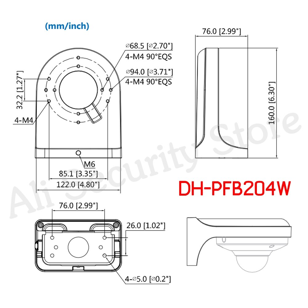 Dahua Bracket PFB204W For DH IP Camera Waterproof ... – Grandado