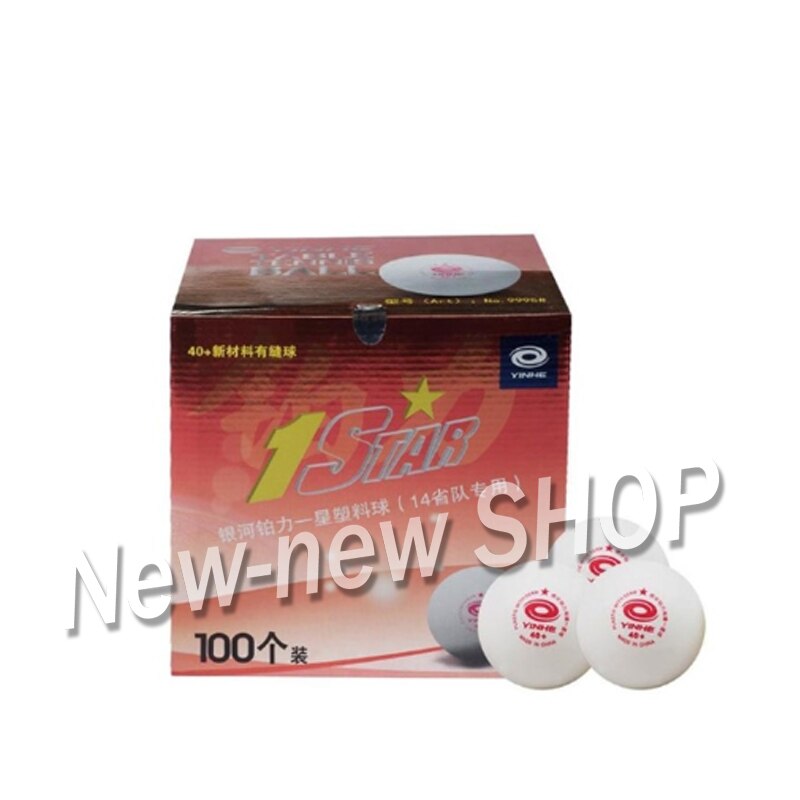 100 Balls YINHE milky way Plastic 40+ Table Tennis... – Grandado