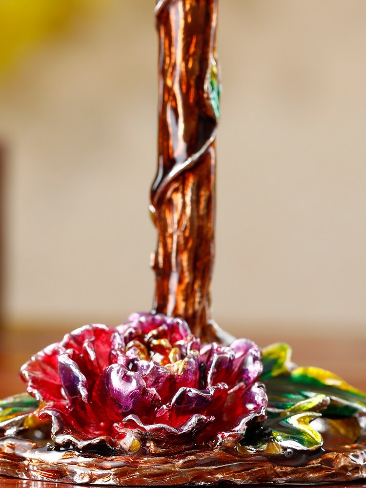 BEAUTIFUL 3D RELIEF ROSE CRYSTAL GLASS GOBLET VINT... – Vicedeal