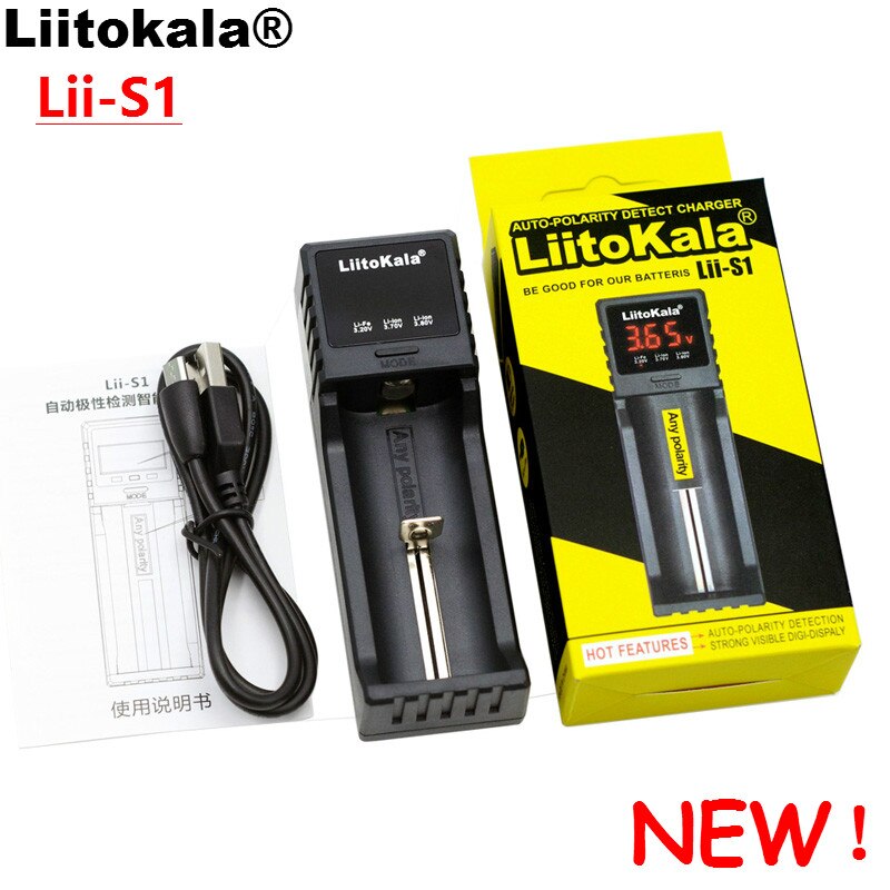 Liitokala Lii-S1 18650 Acculader 1.2 V 3.7 V 3.2 V... – Grandado