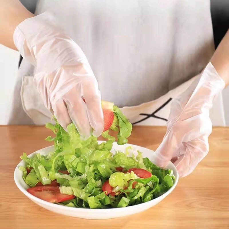 100 Stuks Wegwerp Handschoenen Food Grade Catering... – Vicedeal