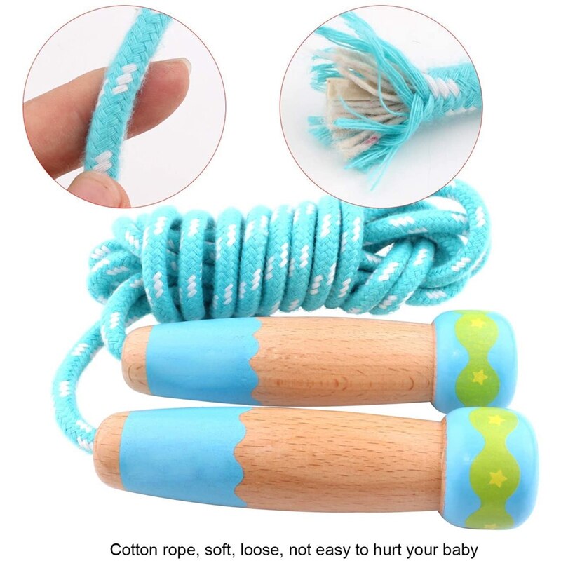 Jump Rope Kids,Adjustable Cotton Braided Fitness S... – Grandado