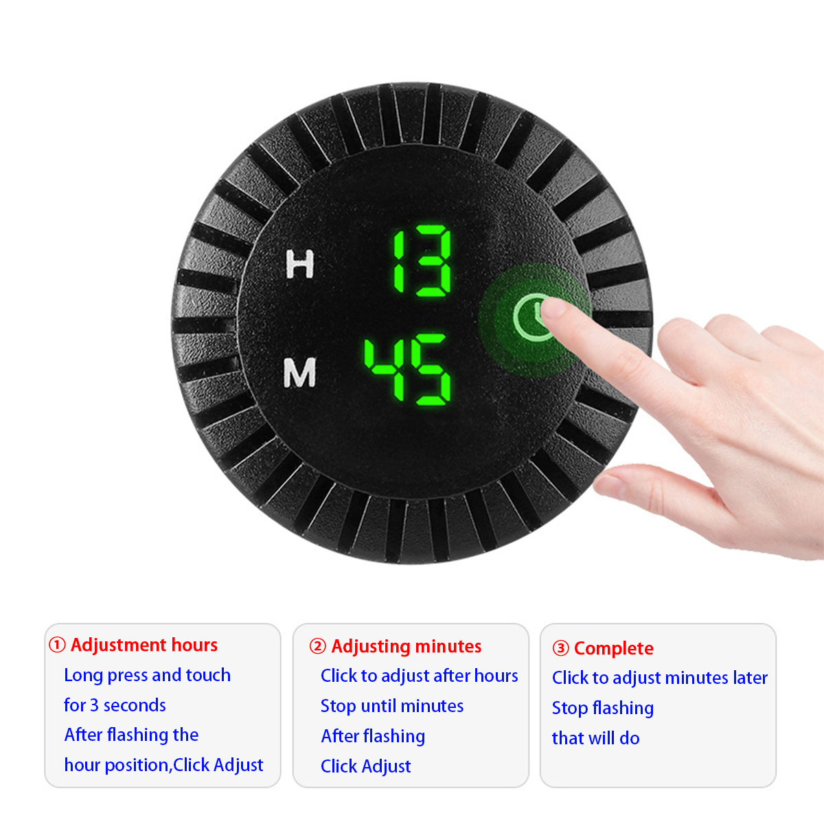Motorcycle Digital Clock Panel Waterproof Electron... – Grandado