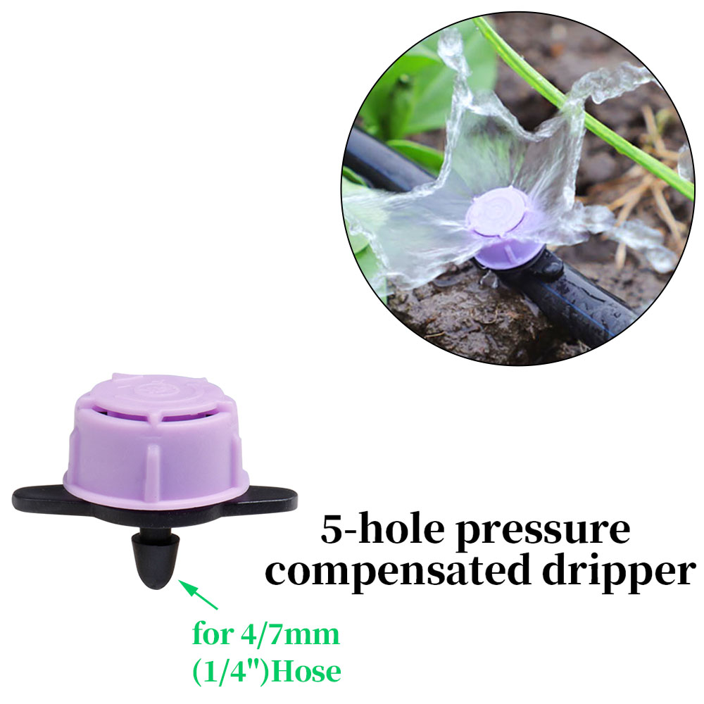 Adjustable Irrigation Dripper Sprinkler 1/4 Inch E... – Vicedeal