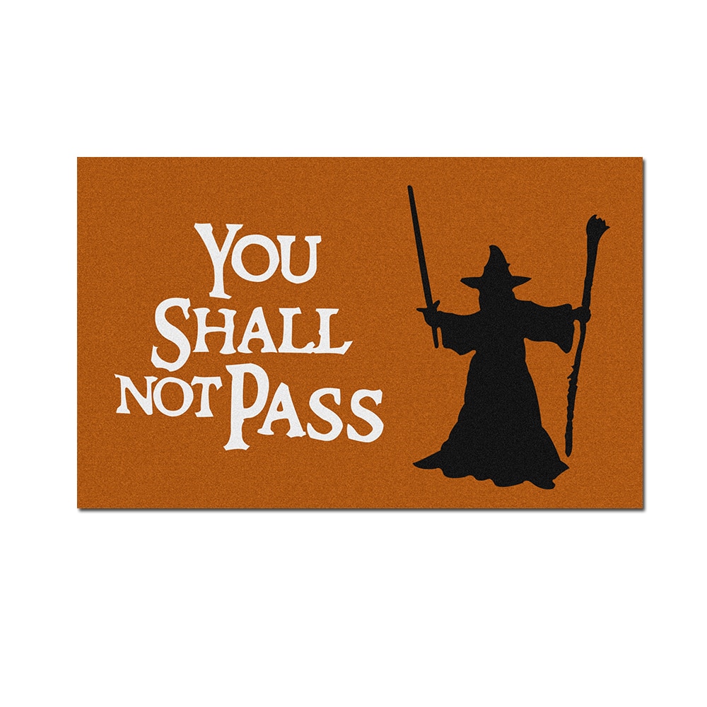 Get Digital Doormat You shall not pass | Carpet En... – Vicedeal
