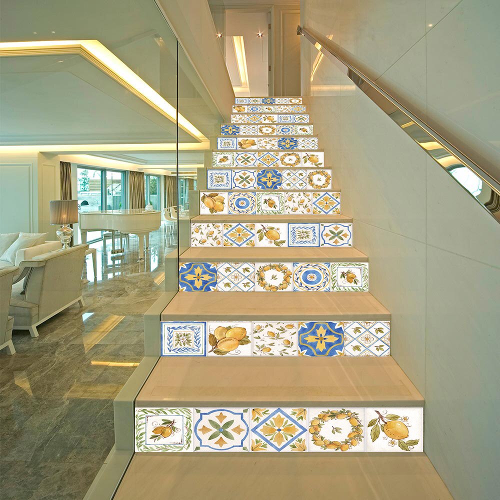 13pcs Self-adhesive stairs stickers living room DI... – Grandado