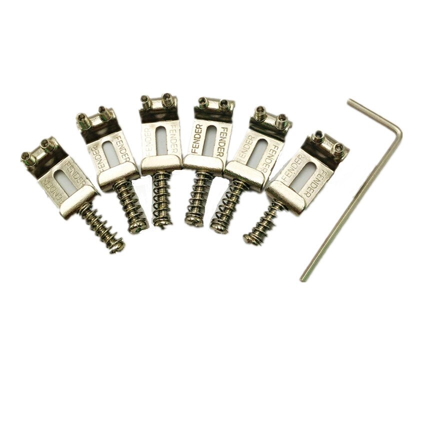 6PCS Guitar Bridge Saddles Roller Tremolo Bridge S... – Grandado