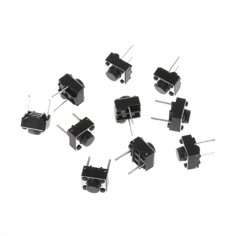 100 Pcs 6x6x5mm 2 Pin Micro Momentary Push Button ... – Grandado