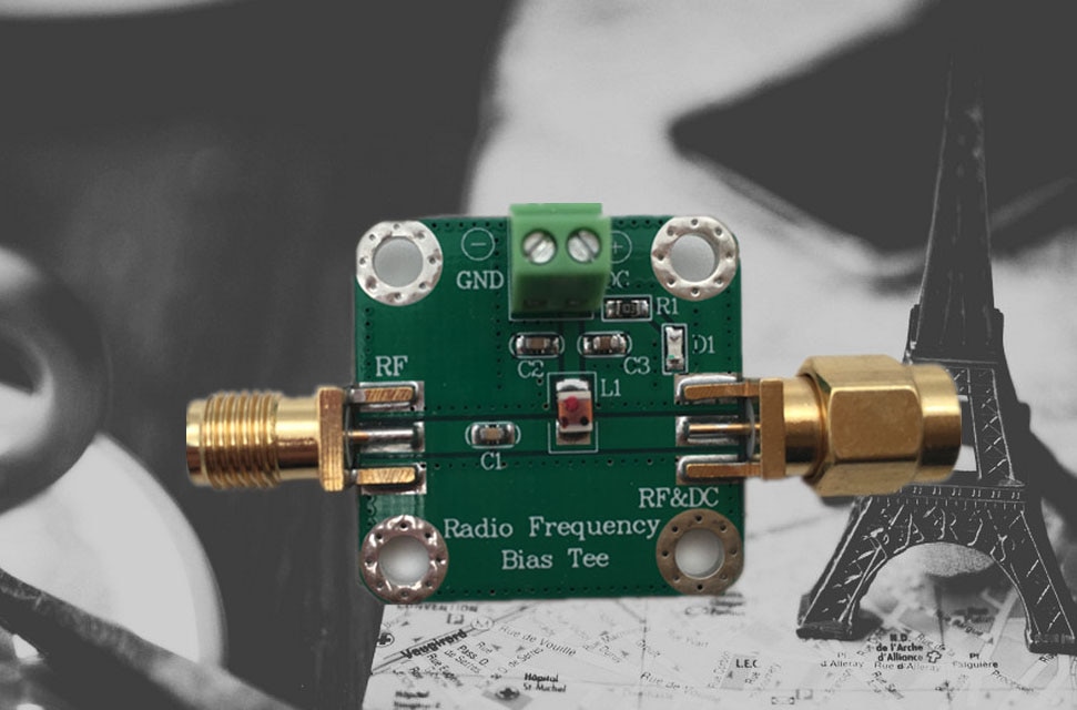 RF Biaser 1 MHz-3000 MHZ 3 GHz Bias T Breitband DC... – Vicedeal