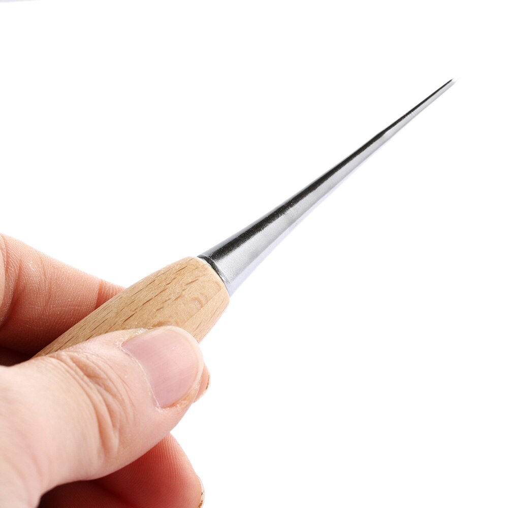 Wooden Handle Leather Stitching Awl Hole Punching ... – Grandado