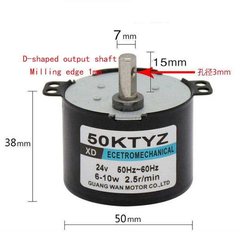 50 KTYZ Permanentmagnet-synchronmotor, 220 V AC Ge... – Grandado
