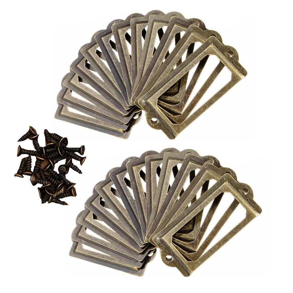 24pcs 70mm Antique Label Box Drawer Handle Card Fr... – Grandado