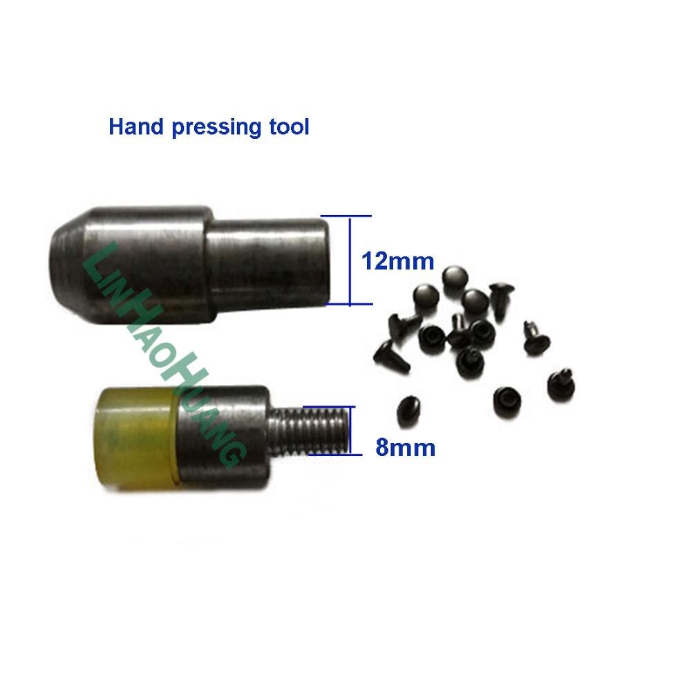 500 sets/partij 4mm metal iron cap klinknagels met... – Vicedeal