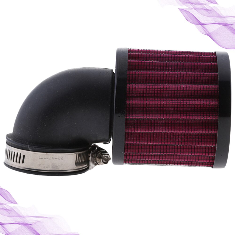 1pc Motorcycle Air Cleaner Modification Filter 90°Elbow Motorbike High ...
