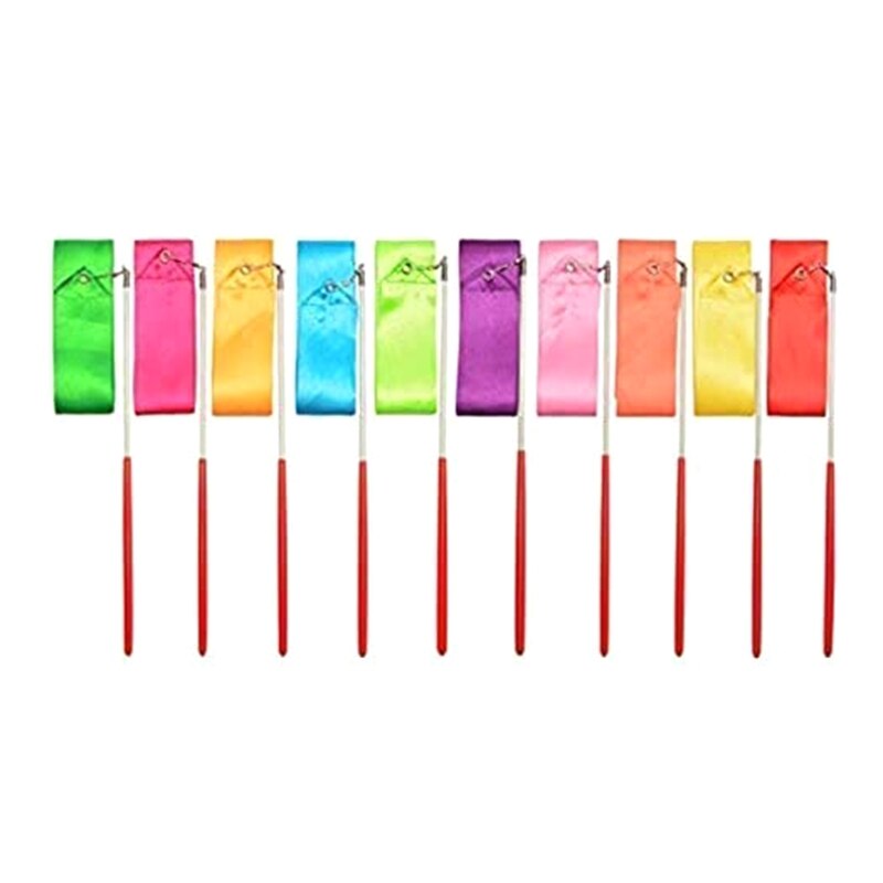 10 Pieces 2 Metres Dance Bands Rhythmic Dance Ribb... – Grandado