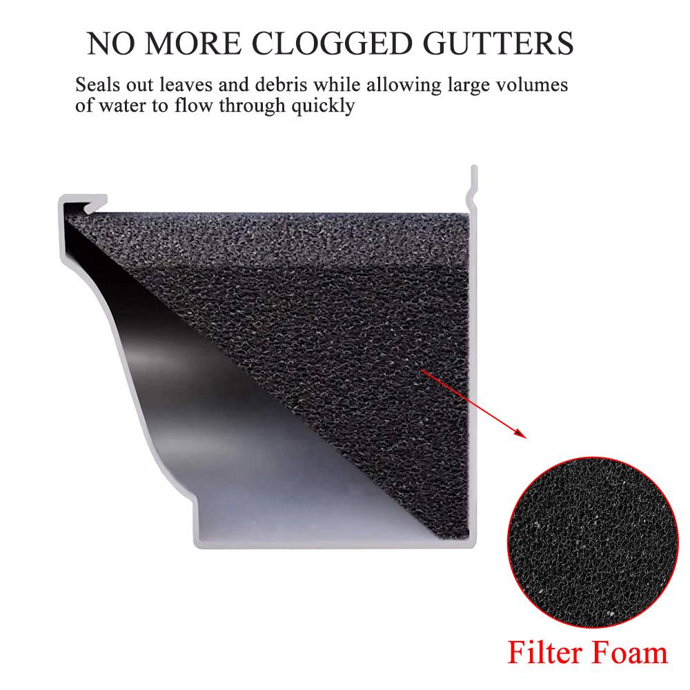 50cm Sponge Triangle Downpipe Filter Roof Gutter G... – Grandado