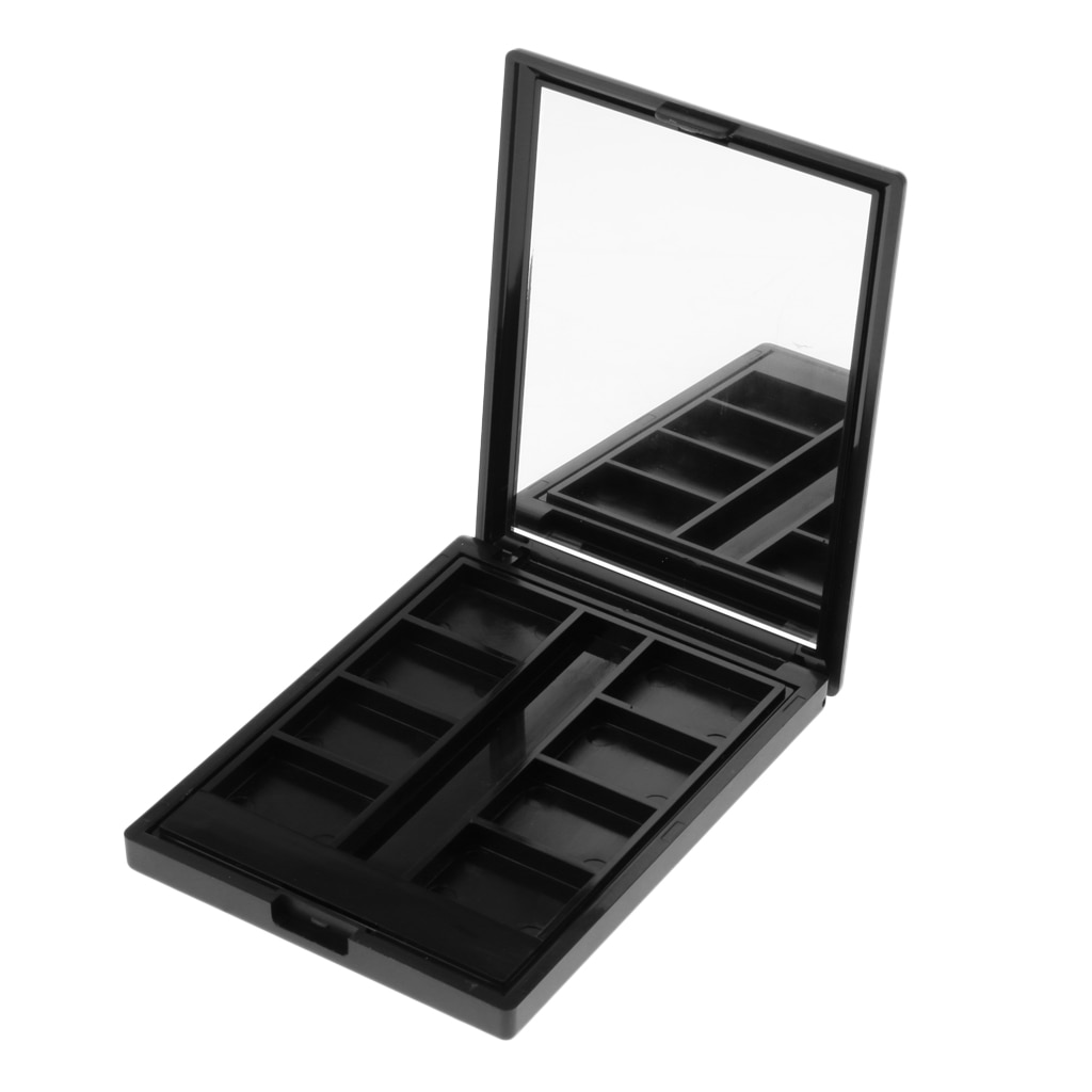 8 Grids Black Cosmetic Empty Eyeshadow Lipstick Ca... – Vicedeal