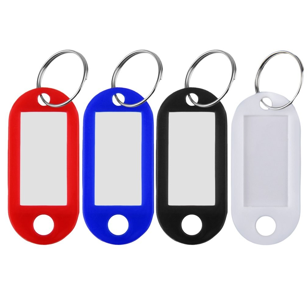 1 Pcs Plastic Cool Key Ring Tags Key Ring ID Ident... – Vicedeal