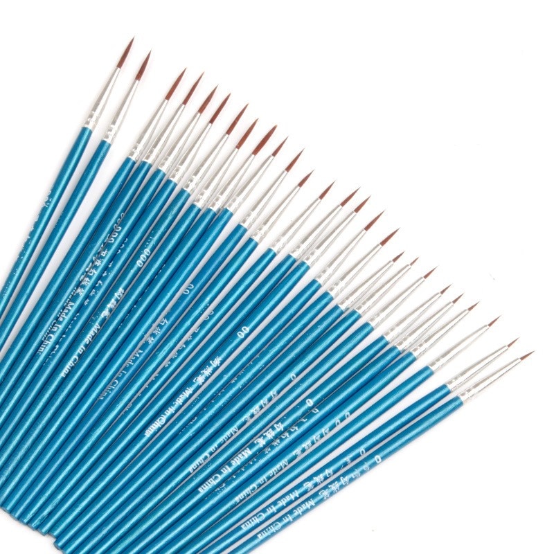 10Pcs Fine Hand-painted Thin Hook Line Pen Blue Ba... – Vicedeal