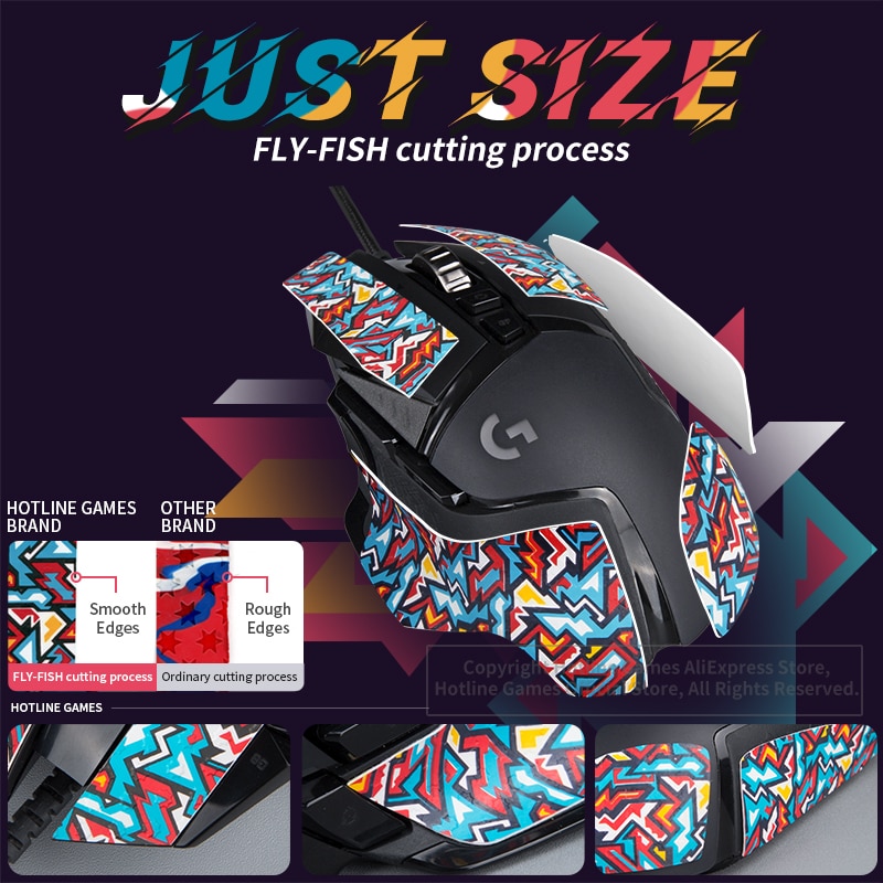 Hotline Games Colorful Mouse Grip Tape for Gloriou... – Grandado
