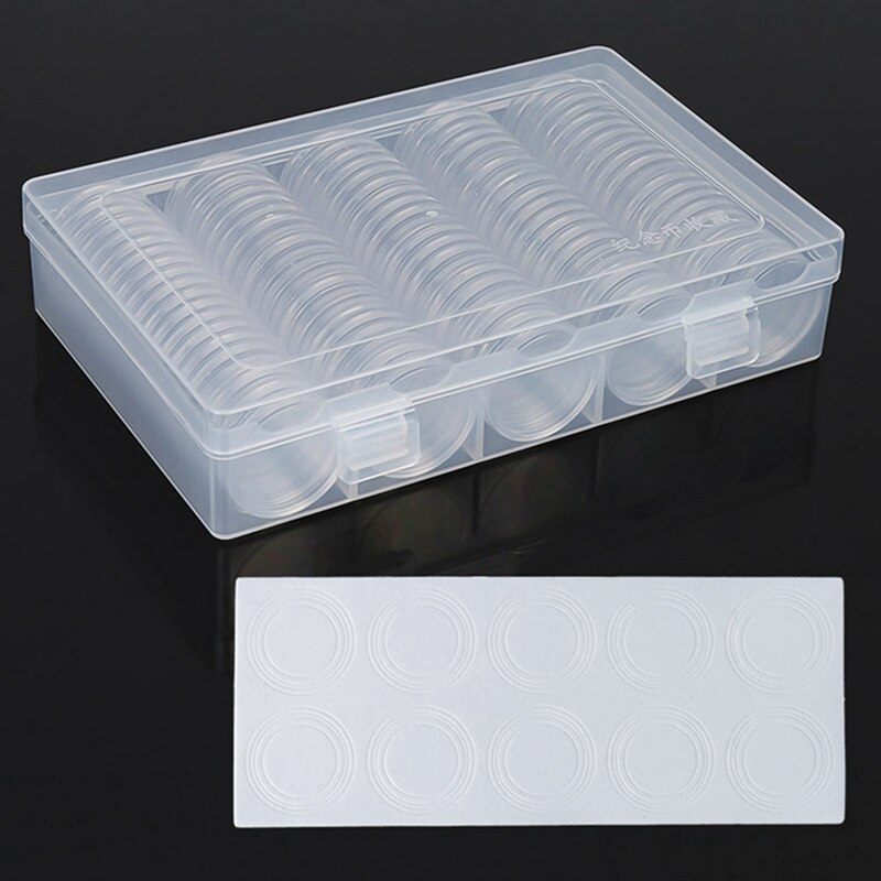 Clear Coin Protector Case Coin Collection 100 Pcs ... – Grandado