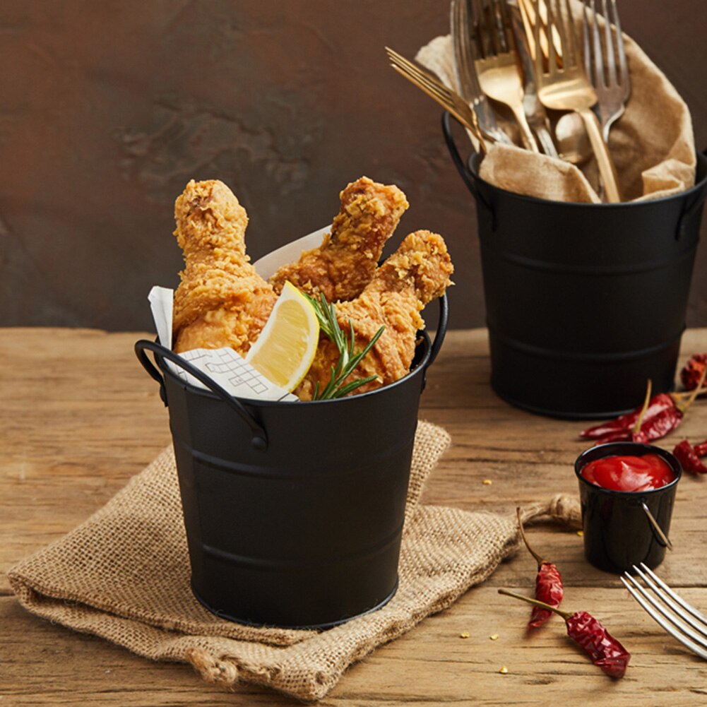 Mini Ice Bucket French Fries Storage Bucket for Re... – Vicedeal