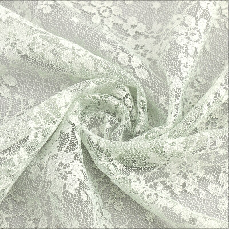 Soft Apricot Pattern Stretch Mesh Lace Fabric For ... – Grandado