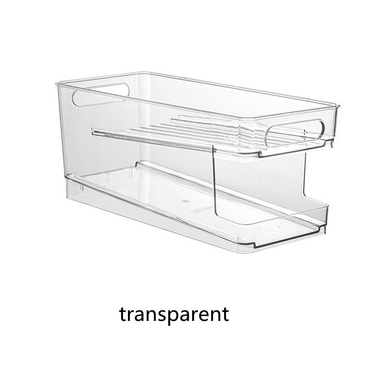 Beer Cola Refrigerator Storage Box Transparent Dou... – Grandado