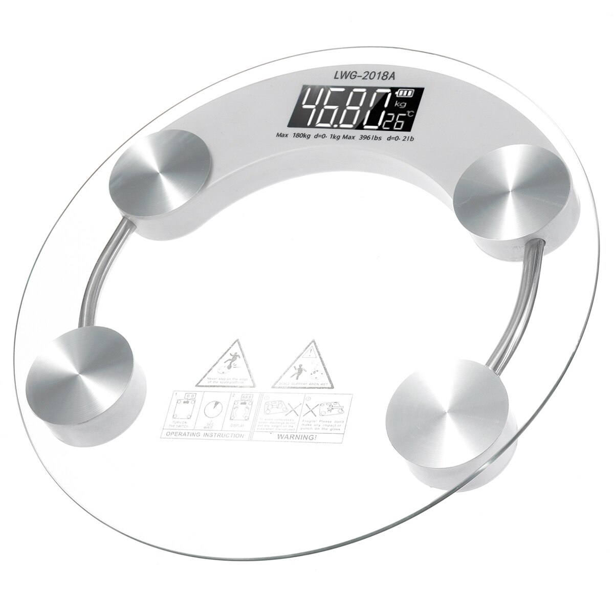 toughened glass electronic digital body scale 180k... – Grandado