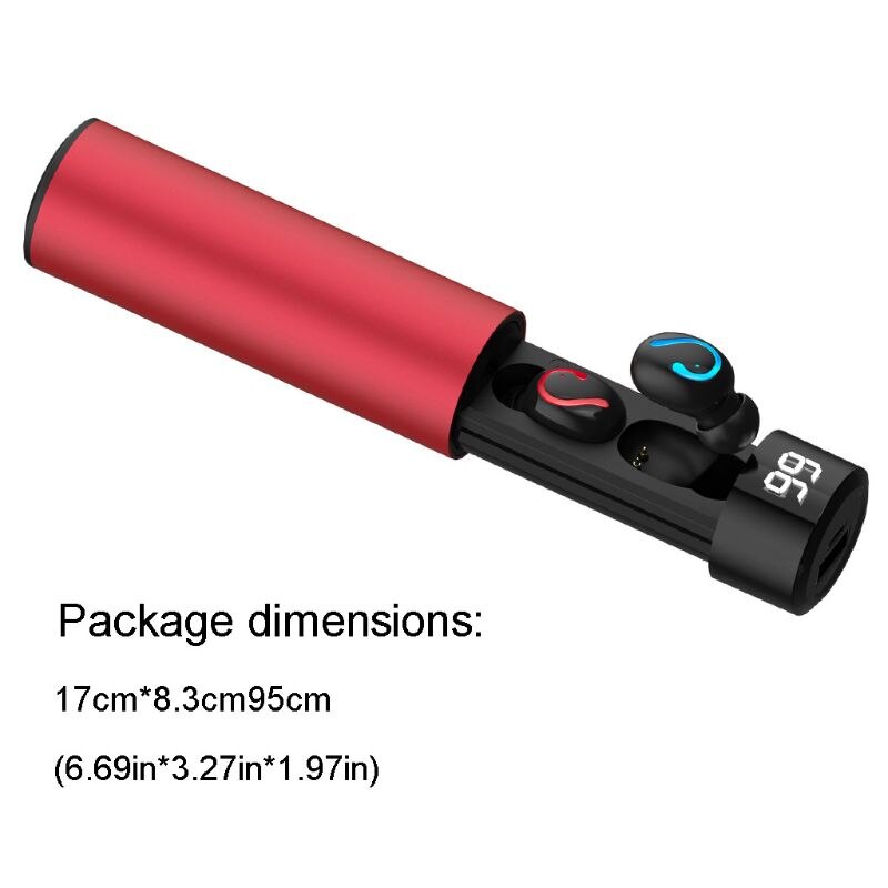 Portable Q67 TWS Wireless Earphones Rechargeable B... – Vicedeal