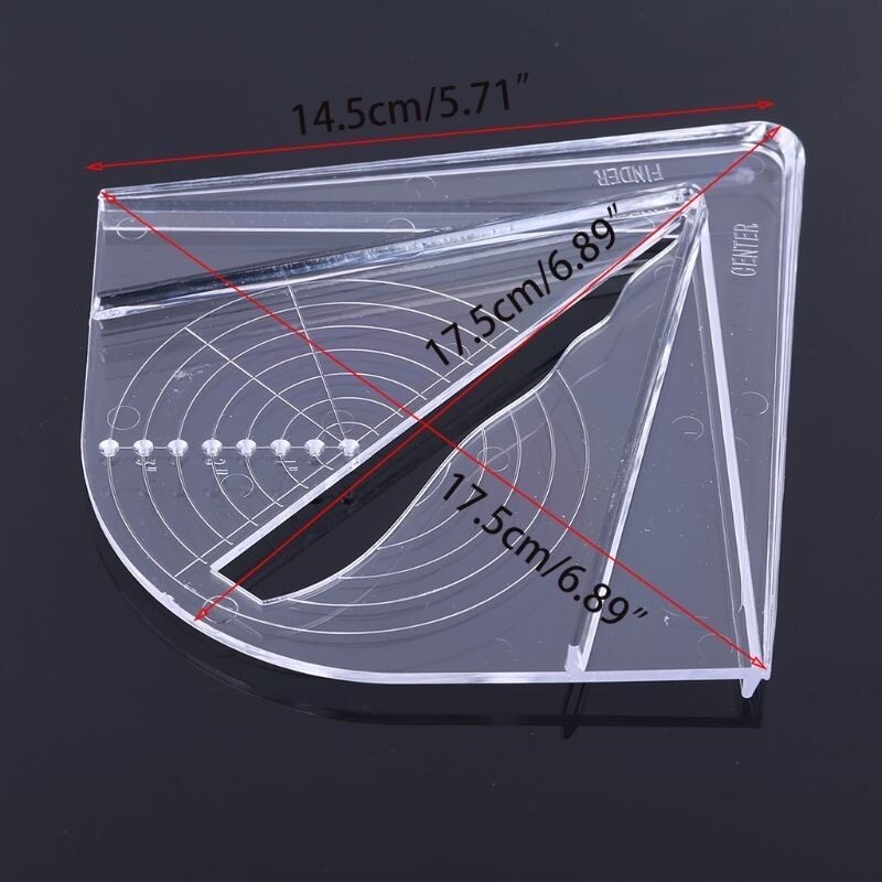 Plastic Center Finder for Square Round Octagon Hex... – Grandado