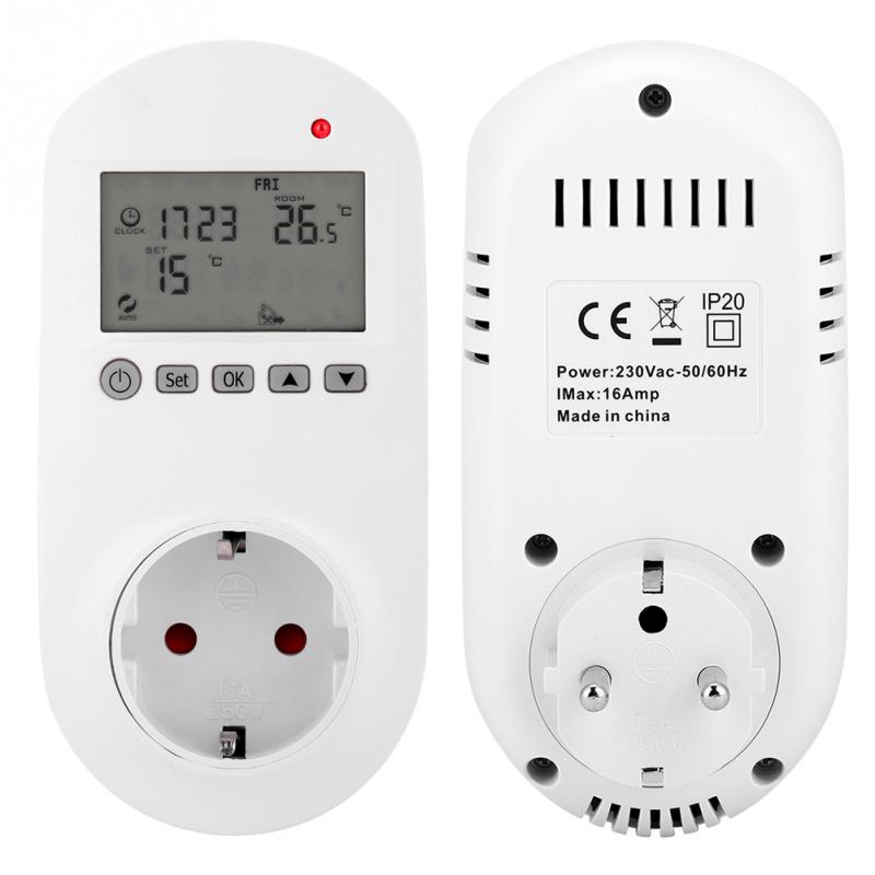 LCD Display Digital Heating Thermostat Electric Wi... – Grandado