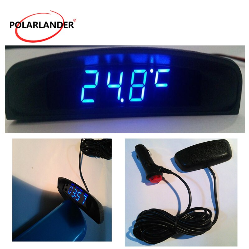 Auto Accessories 3 In 1 Interior Temperature Meter... – Grandado