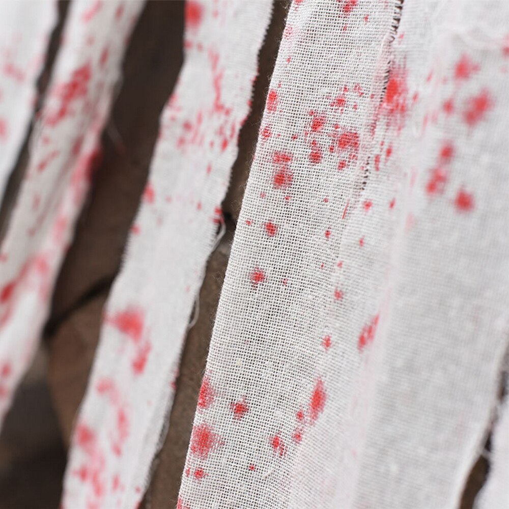 Halloween Bloodstained Door Curtain Horror Wall Ha... – Grandado