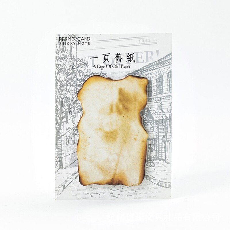 30sheets/pack Retro Sticky notes old paper retro N... – Grandado