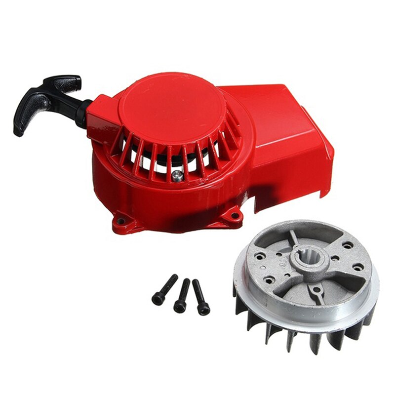 Red Pull Starter Engine Kart Dirt Pocket MiniMoto ... – Grandado
