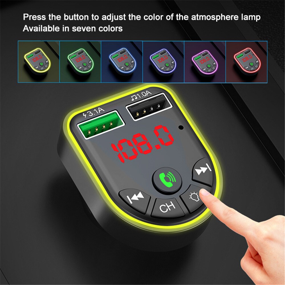 Kebidu Quick Charge 3.0 Bluetooth 5.0 FM Transmitt... – Grandado