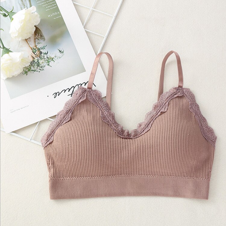 Lace Bandeau Bras For Women Tube Top Female Crop T... – Grandado