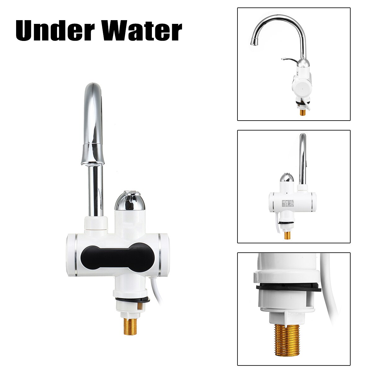 Instant Tankless Electric Faucet Tap Water Heater ... – Vicedeal