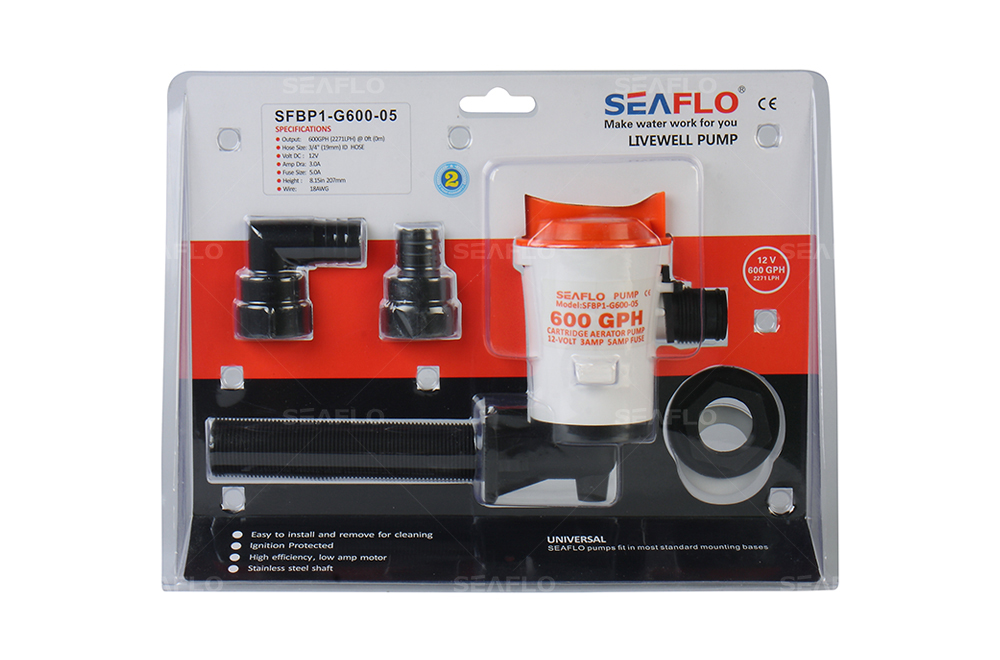 SEAFLO 600GPH 12v 600gph Livewell Live Well Boat T... – Vicedeal