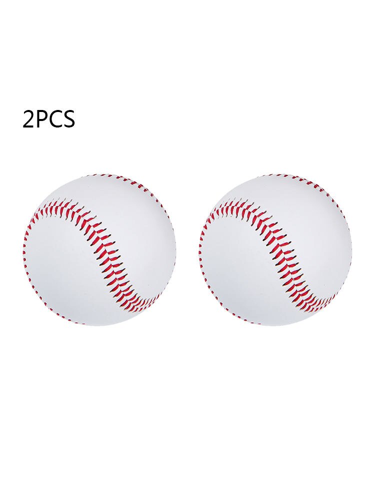 2pcs 9 Inch Universal Handmade Baseballs PU Hard a... – Vicedeal