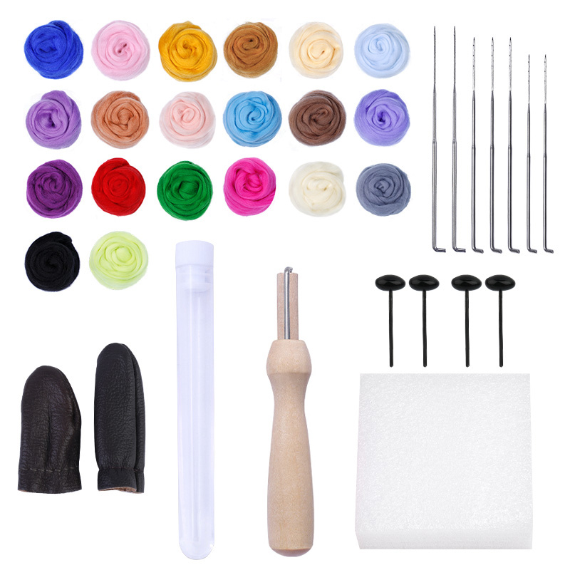 Wool Felting Tool Kit With Wool Felt Needle Feltin... – Vicedeal